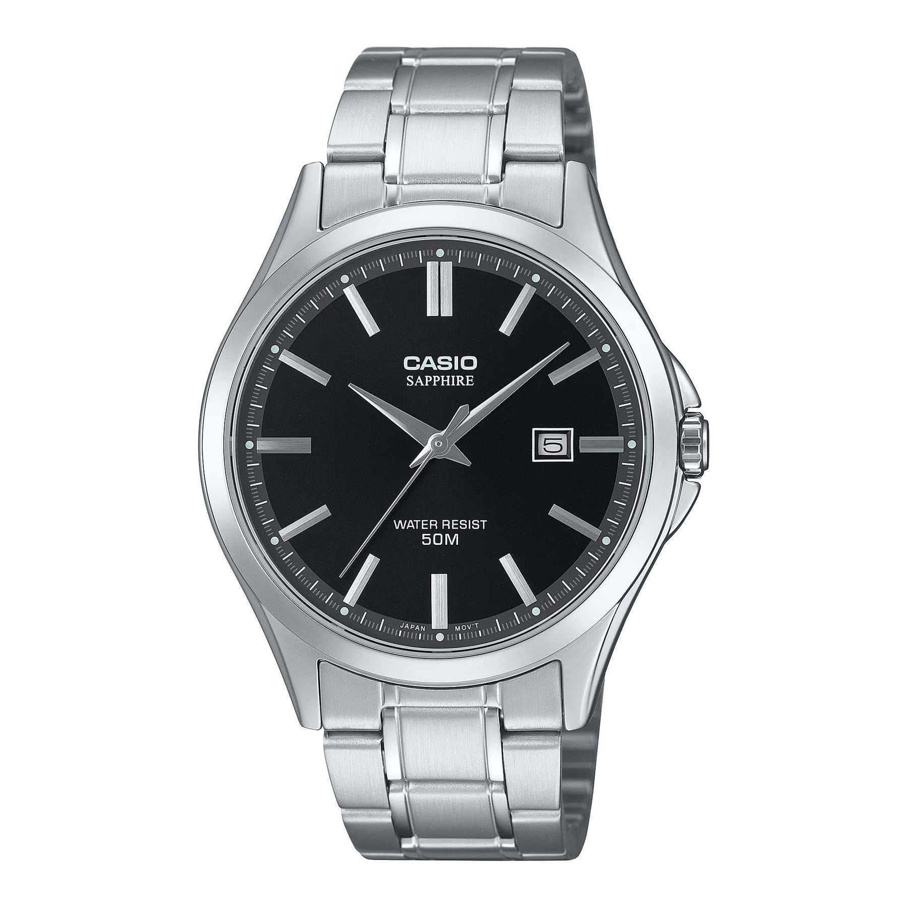 Casio MTS-115D-1AVDF – Ceas bărbătesc original cu sticlă de safir în ...